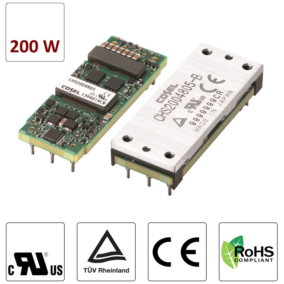 CHS200 200W-DC/DC-Converter for 48V-Systems | Printmodul | DC/DC ...